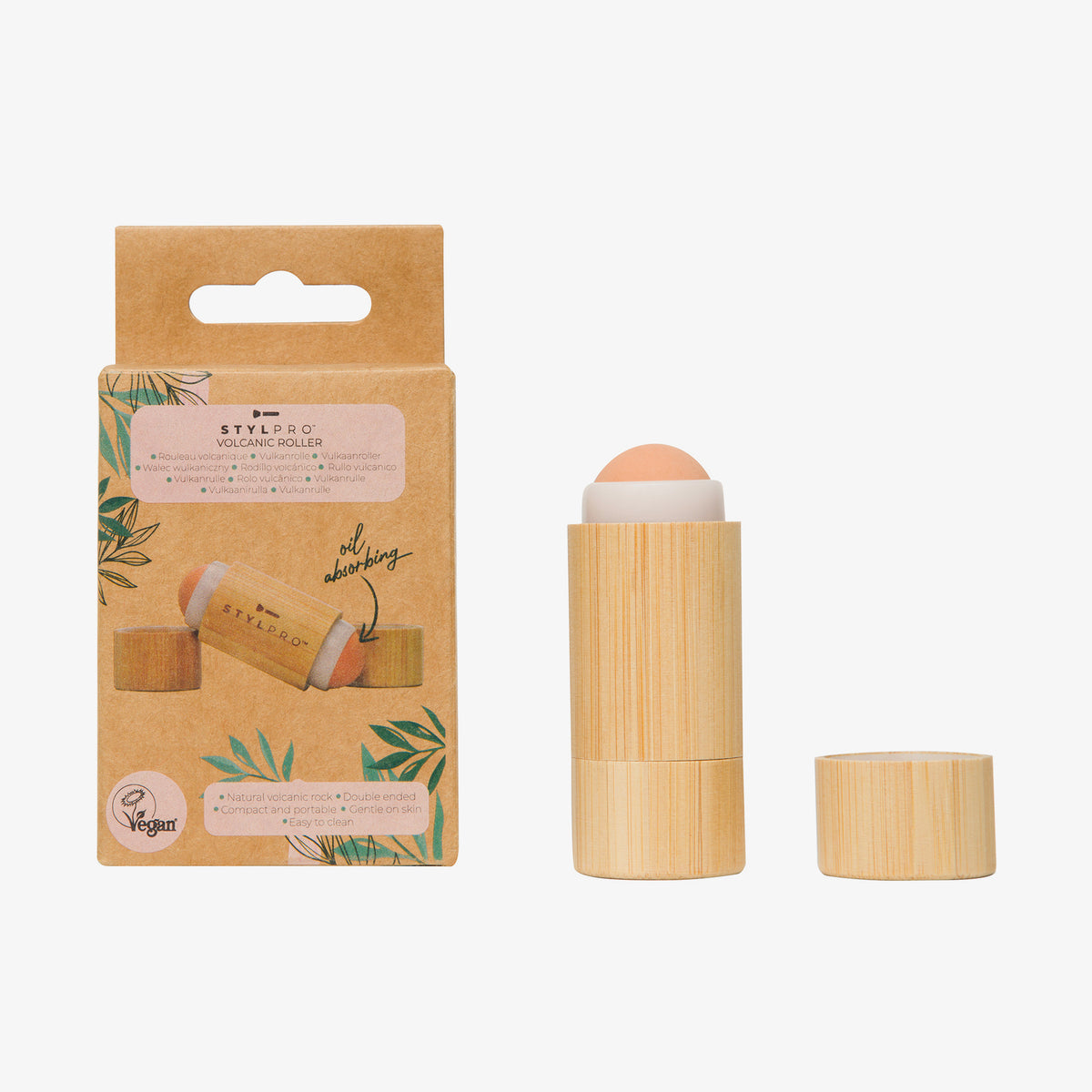 Bamboo Volcanic Oil Absorbing Roller STYLPRO | PURISH