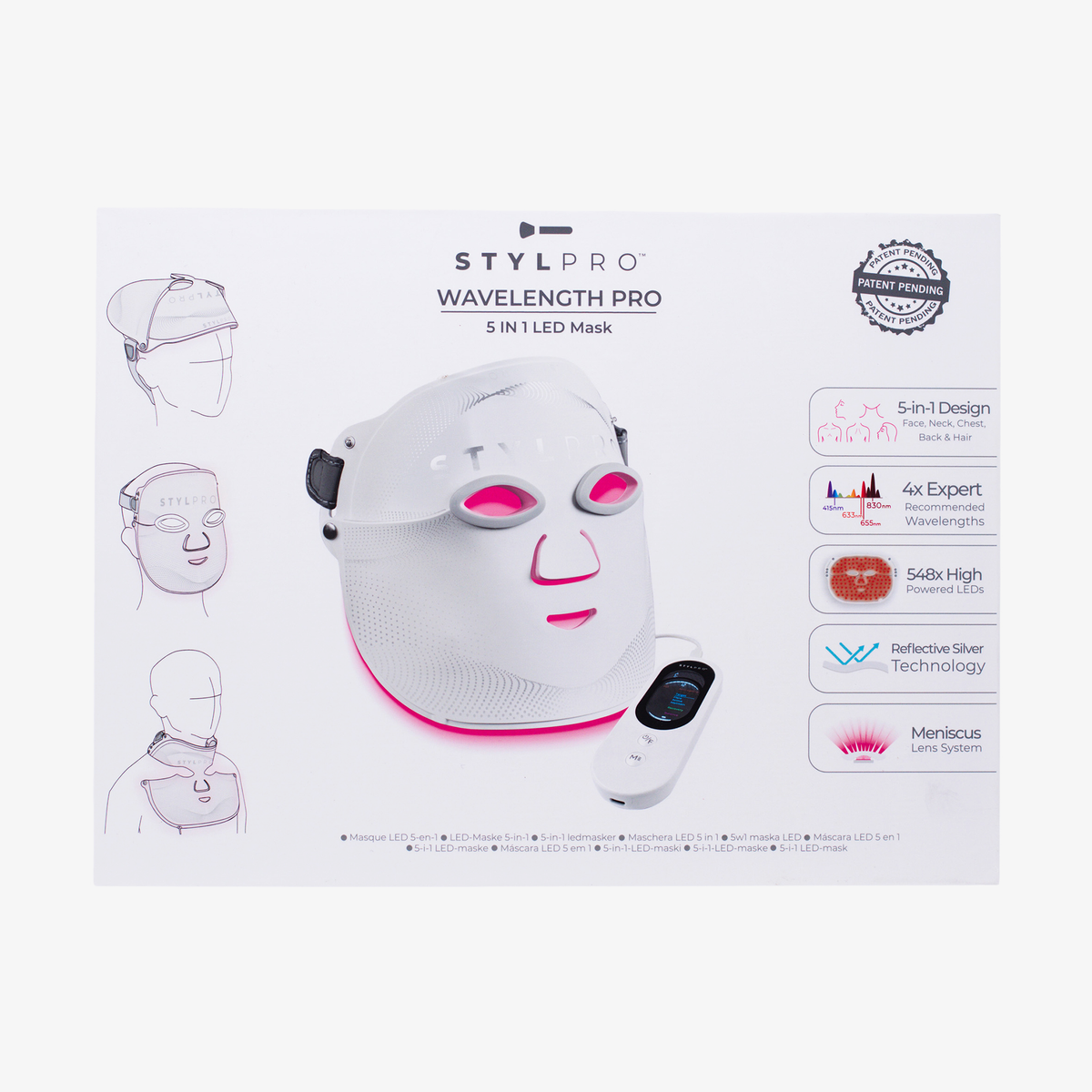 Wavelength Pro 5 in 1 LED Mask STYLPRO | PURISH