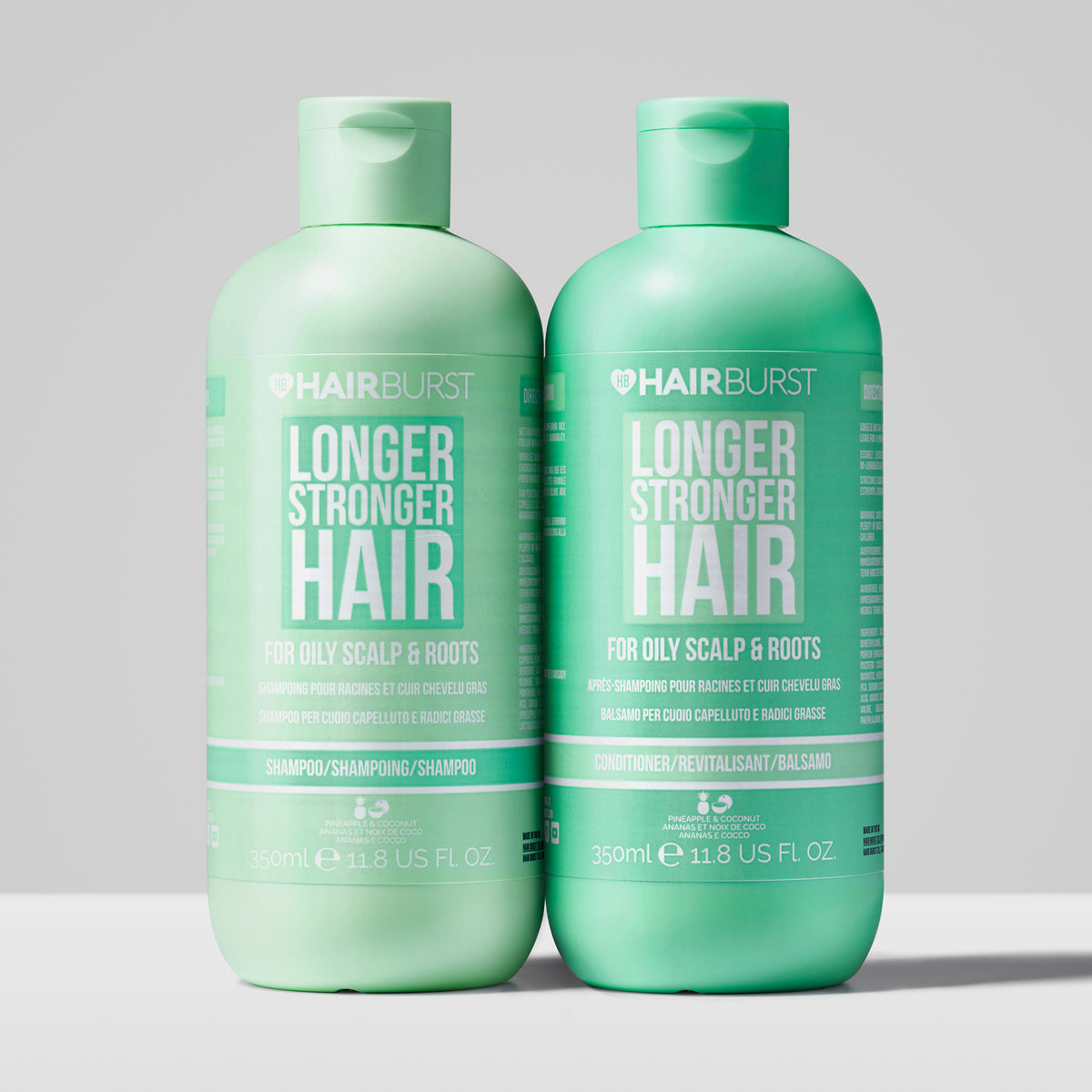 Shampoo & Conditioner for Oily Scalp and Roots Hairburst | PURISH
