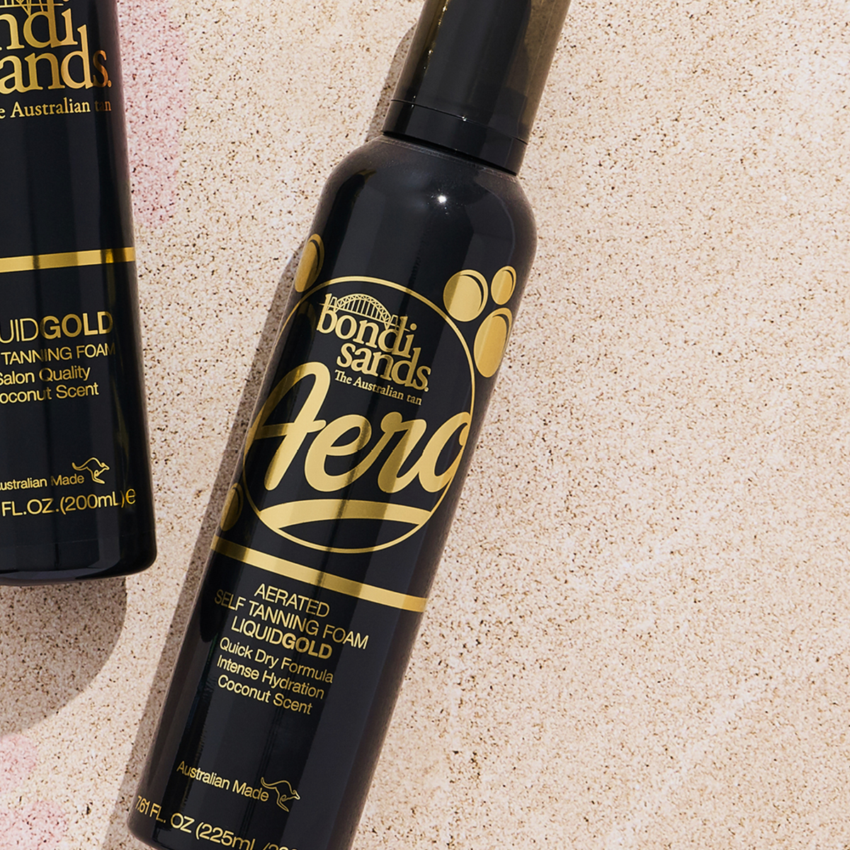 Aero Self Tanning Foam Liquid Gold Bondi Sands | PURISH
